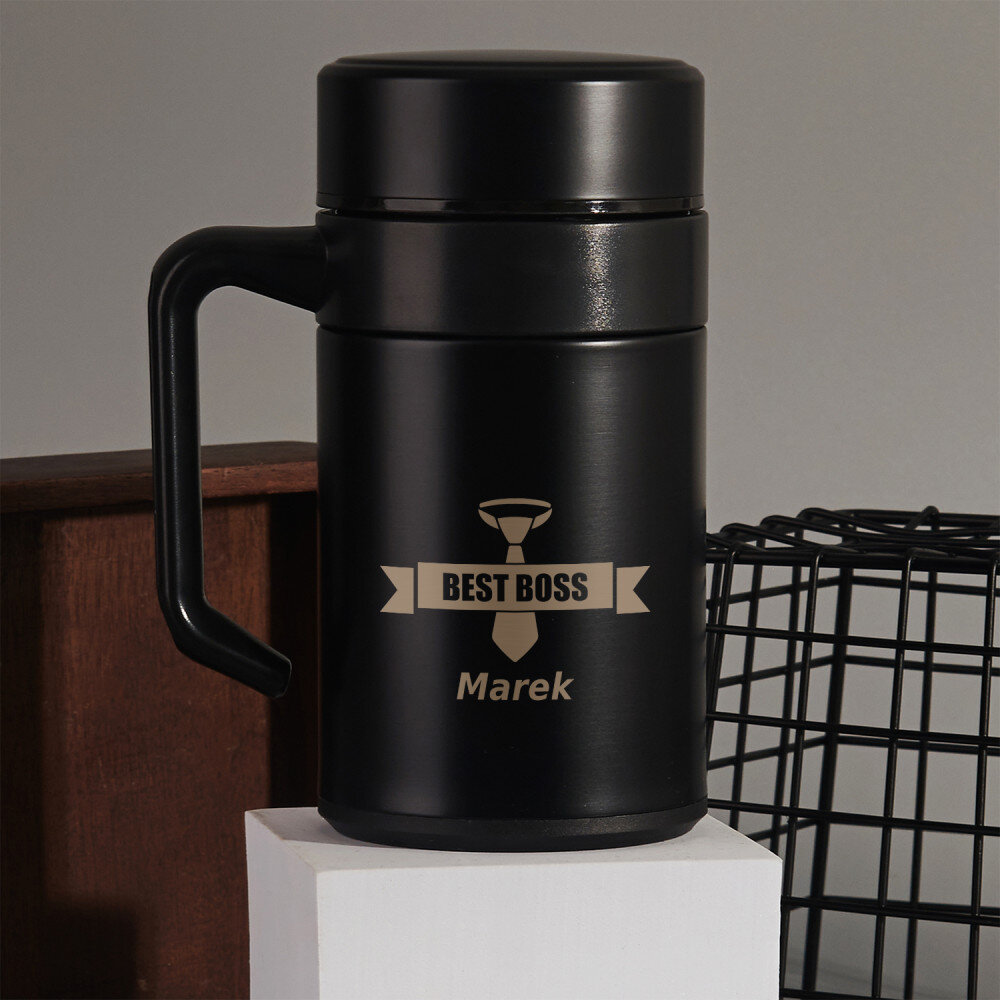 Best boss - Kubek termiczny 400 ml - MyGiftDna.pl