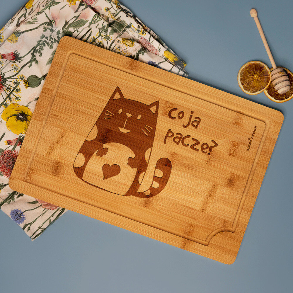 Co ja pacze - deska do krojenia z grawerem - MyGiftDna.pl