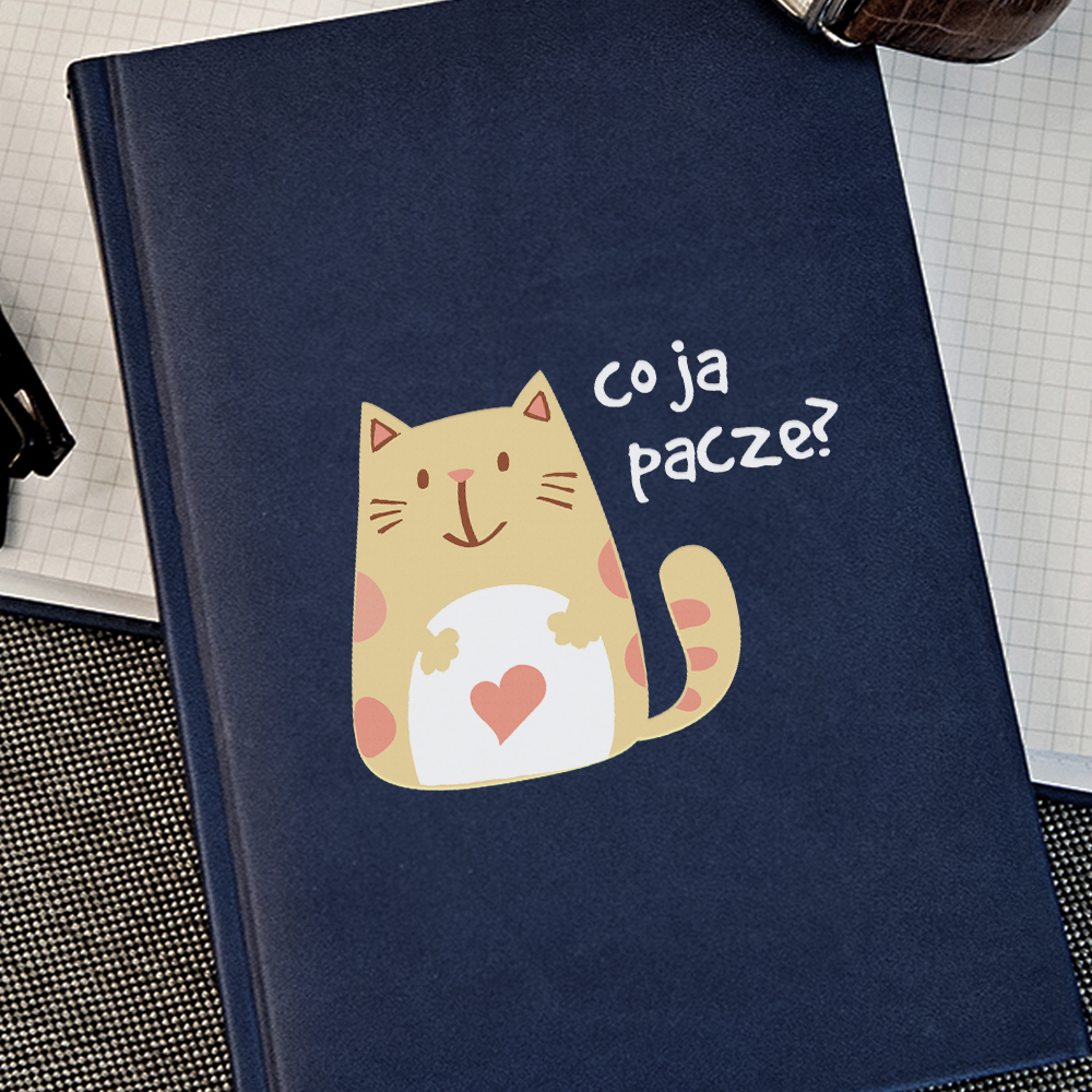 Co ja pacze - notatnik A5 z nadrukiem - MyGiftDna.pl