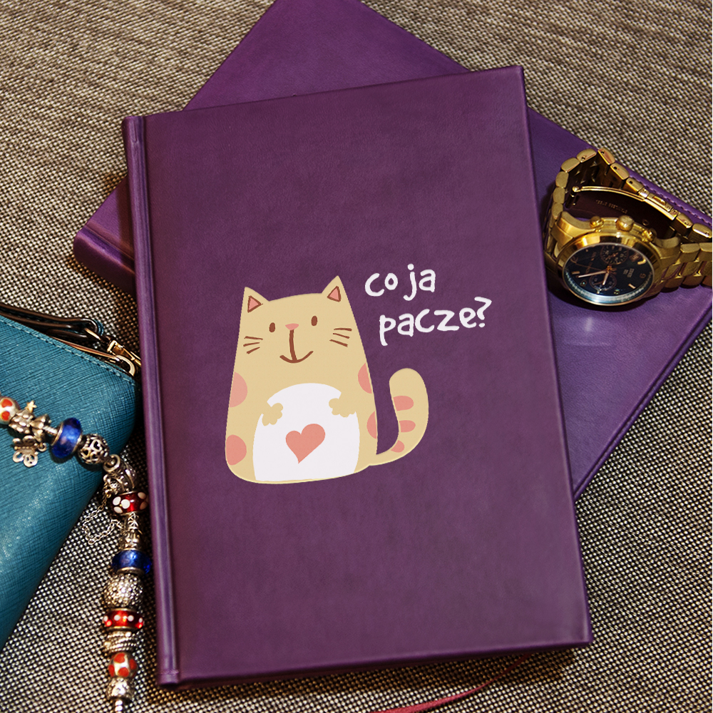Co ja pacze - notatnik A5 z nadrukiem - MyGiftDna.pl