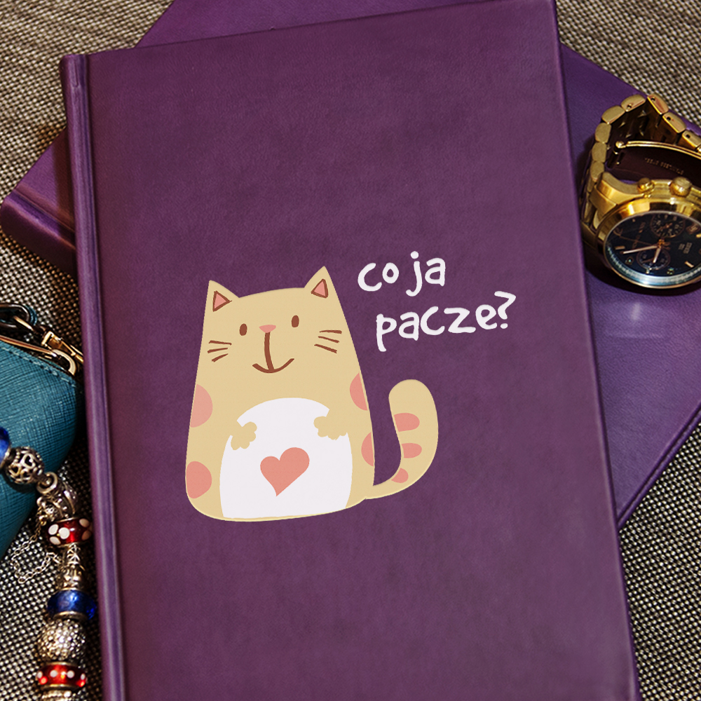 Co ja pacze - notatnik A5 z nadrukiem - MyGiftDna.pl
