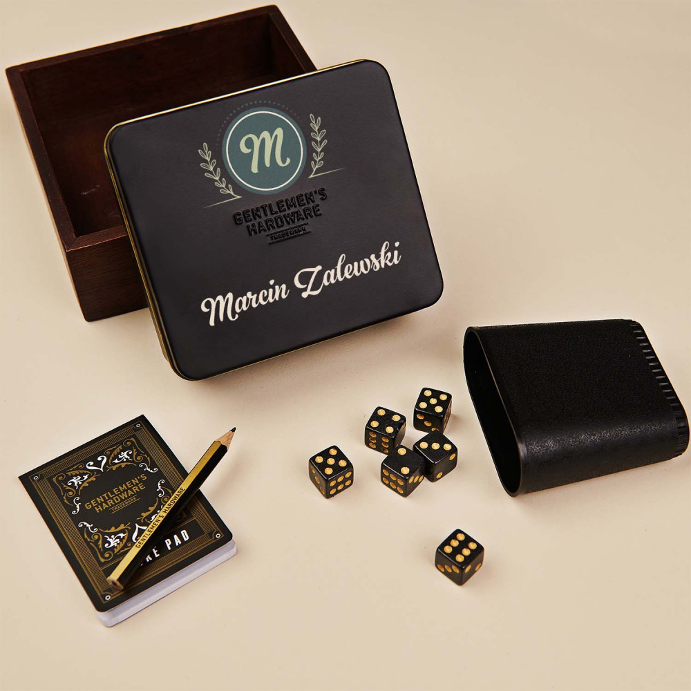 Imię nazwisko monogram - Gra w kości - MyGiftDna.pl Imię nazwisko monogram - Gra w kości - MyGiftDna.pl