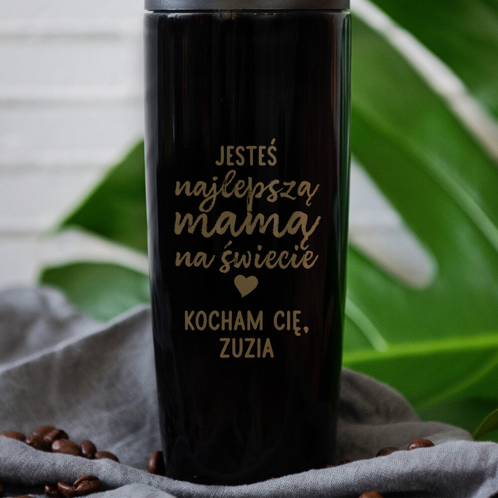Jesteś najlepszą mamą na świecie - kubek termiczny - MyGiftDna.pl