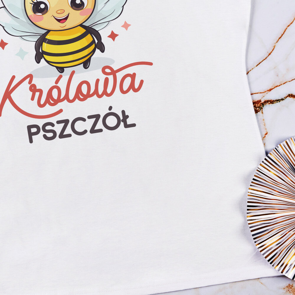 Królowa pszczół - Koszulka damska z nadrukiem - MyGiftDna.pl Królowa pszczół - Koszulka damska z nadrukiem - MyGiftDna.pl