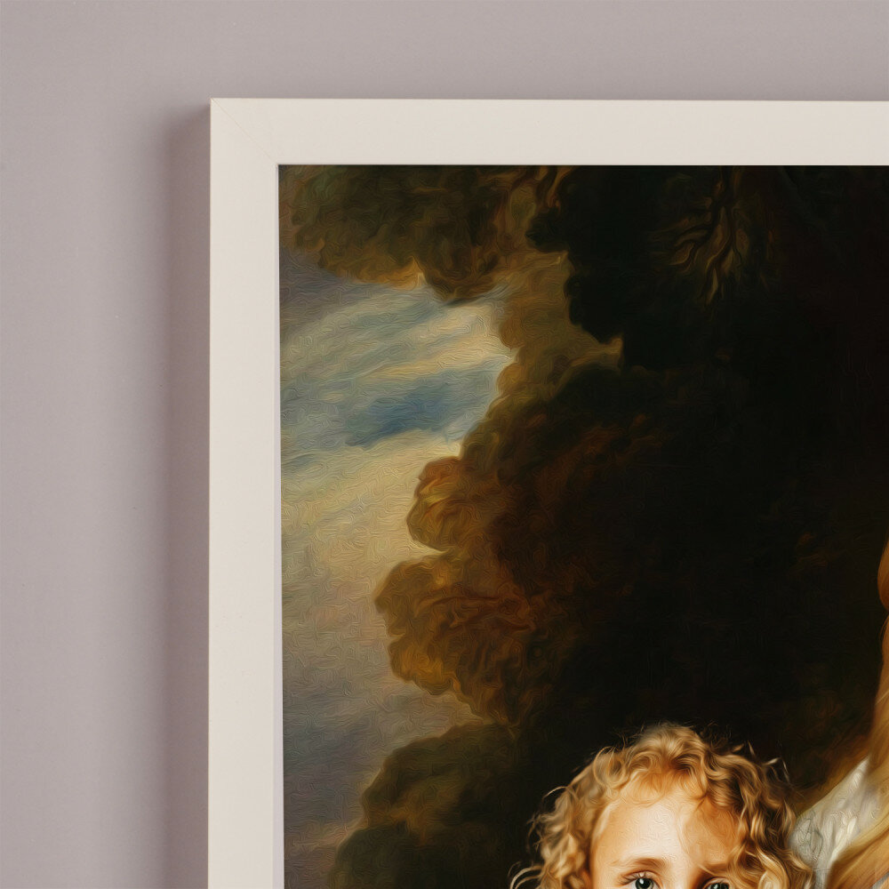 Mama i królewna - Królewski portret - MyGiftDna.pl