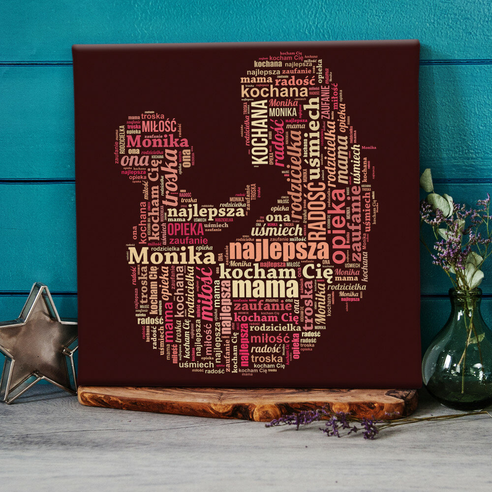 Mama z dzieckiem - obraz z Twoich słów - MyGiftDna.pl