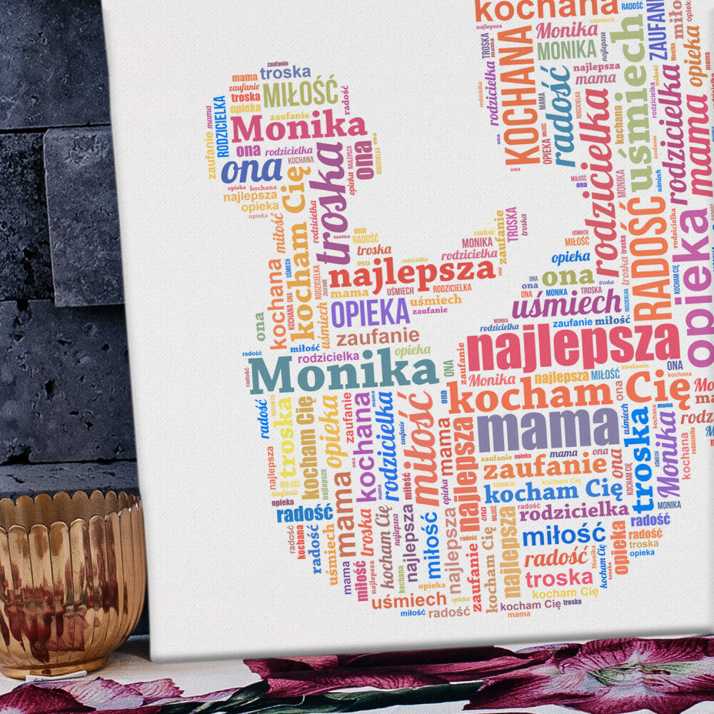 Mama z dzieckiem - obraz z Twoich słów - MyGiftDna.pl