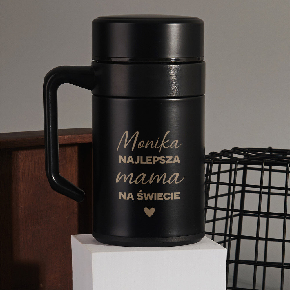 Najlepsza mama na świecie - Kubek termiczny 400 ml - MyGiftDna.pl