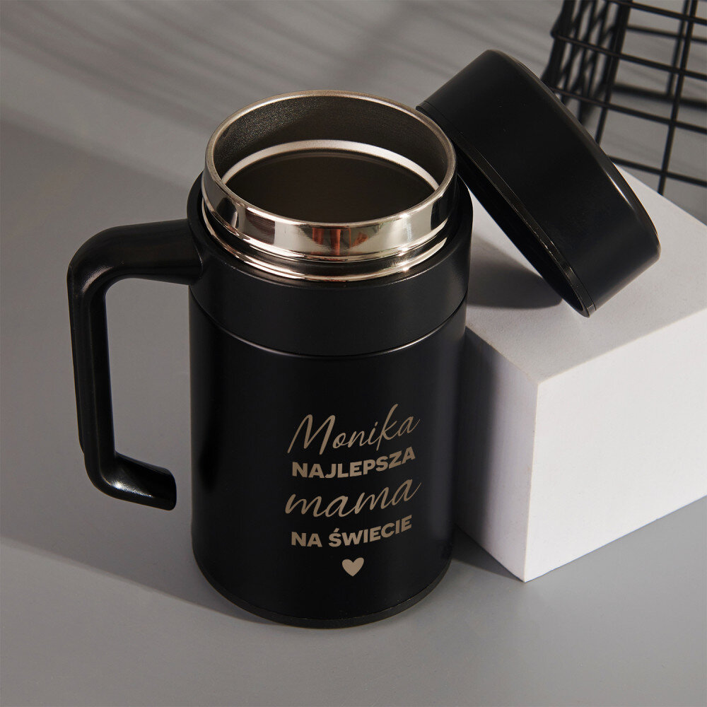 Najlepsza mama na świecie - Kubek termiczny 400 ml - MyGiftDna.pl