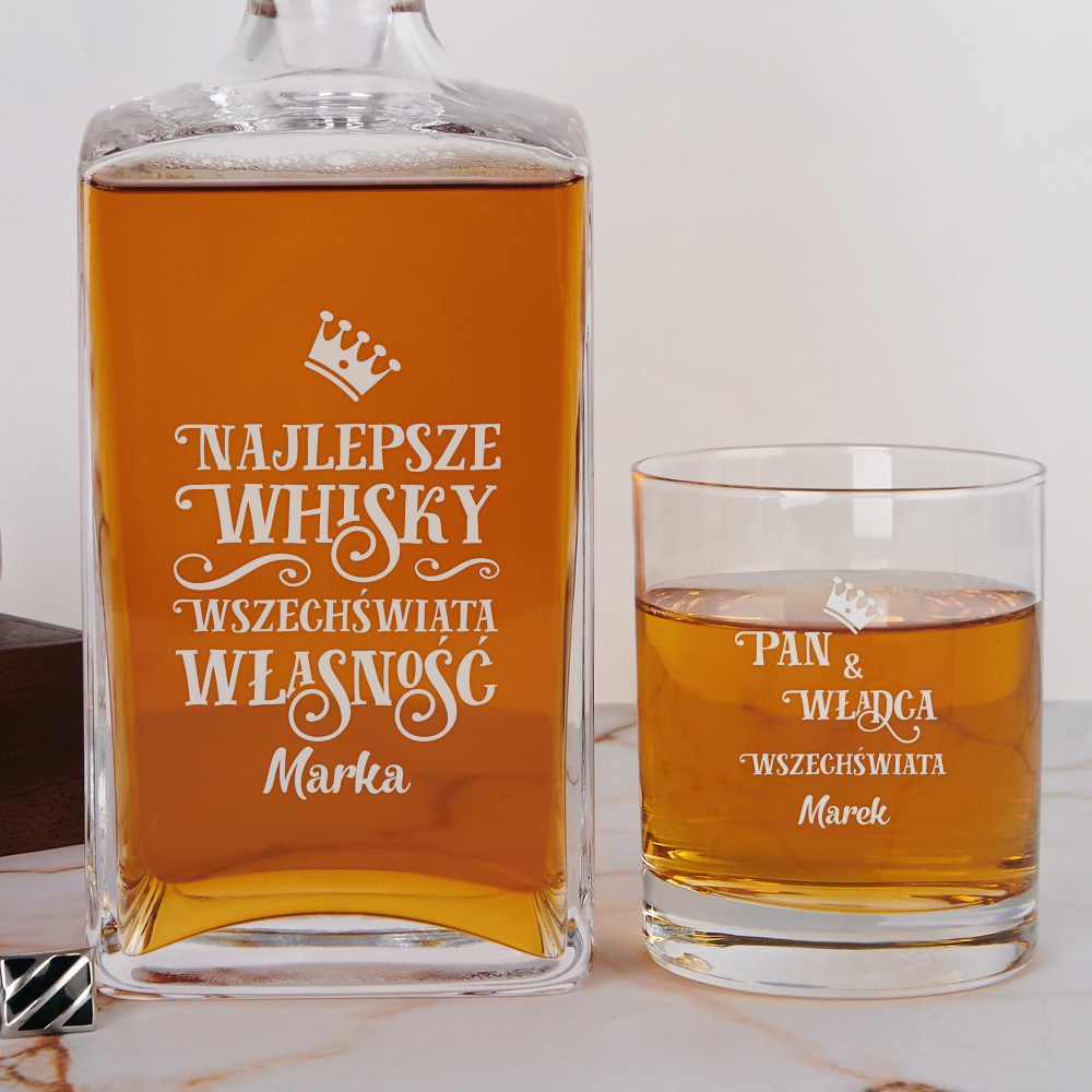 Pan i Władca - Zestaw Grawerowana Karafka I Szklanki Do Whisky ...