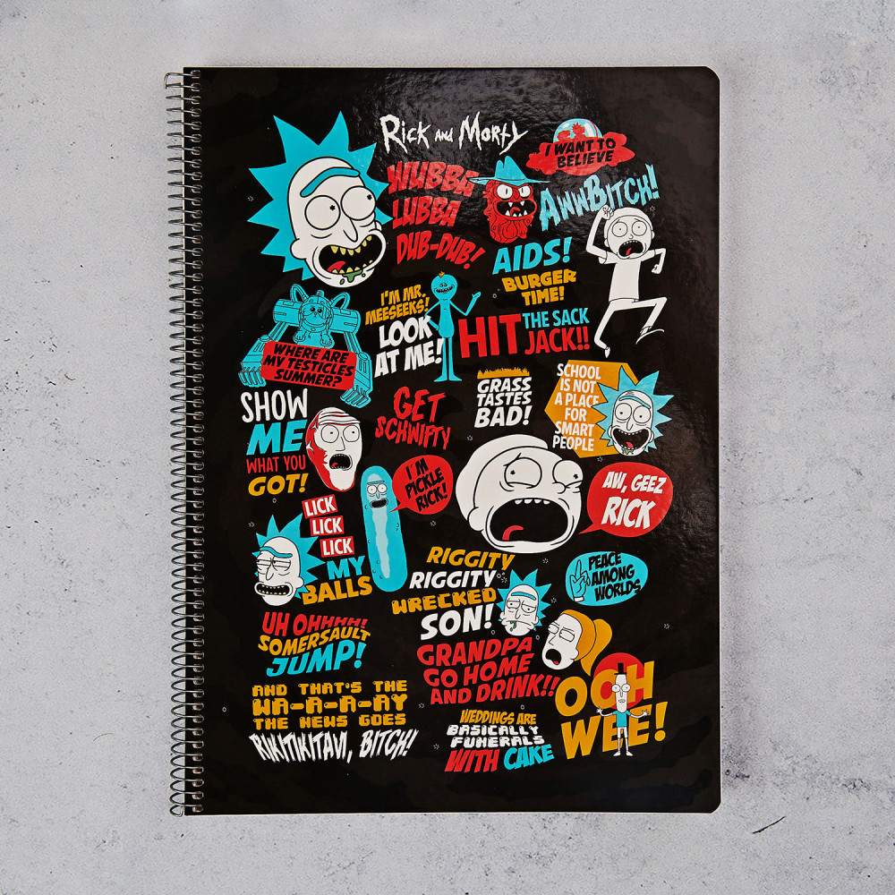 Rick and Morty Notes A4 - MyGiftDna.pl