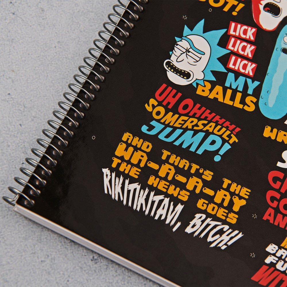Rick and Morty Notes A4 - MyGiftDna.pl