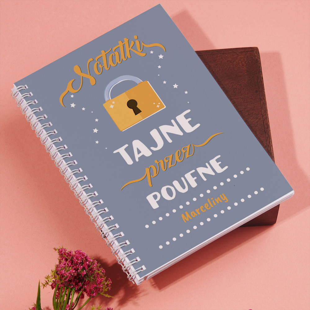 Tajne przez poufne - Zeszyt na spirali A5 - MyGiftDna.pl Tajne przez poufne - Zeszyt na spirali A5 - MyGiftDna.pl