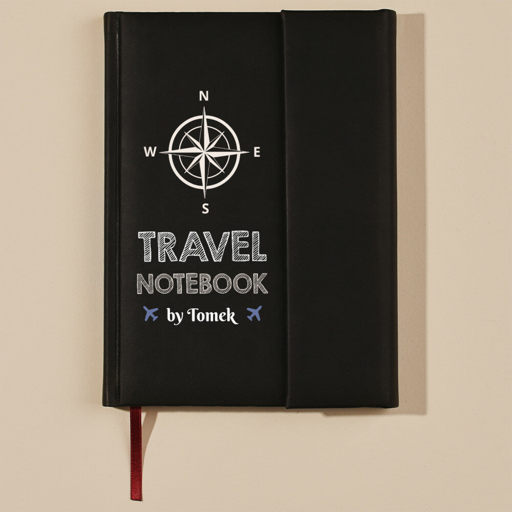 Travel Notebook - Notes książkowy z zakładką - MyGiftDna.pl