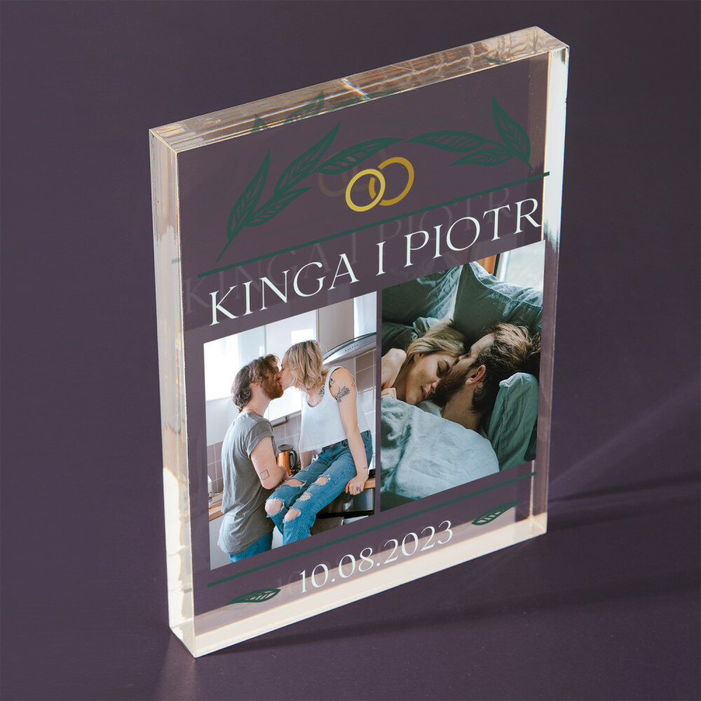 Wasz dzień - Blok akrylowy z nadrukiem - MyGiftDna.pl