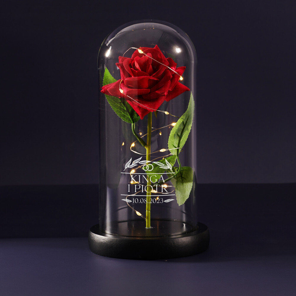 Wasz dzień - Wieczna róża w szkle - MyGiftDna.pl