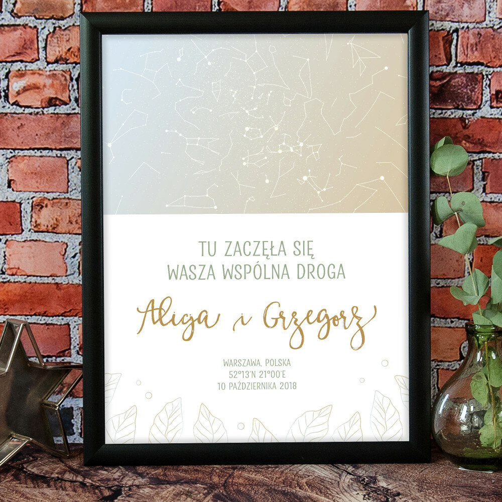 Wasza wspólna droga - Mapa gwiazd - MyGiftDna.pl