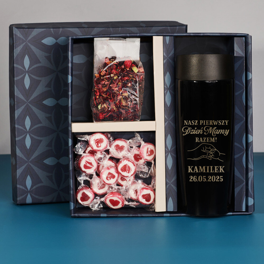 Zestaw prezentowy na pierwszy dzień mamy z kubkiem termicznym ...